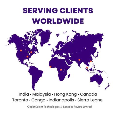 Coderxpoint Serving Clients Worldwide Coderxpoint Technologies