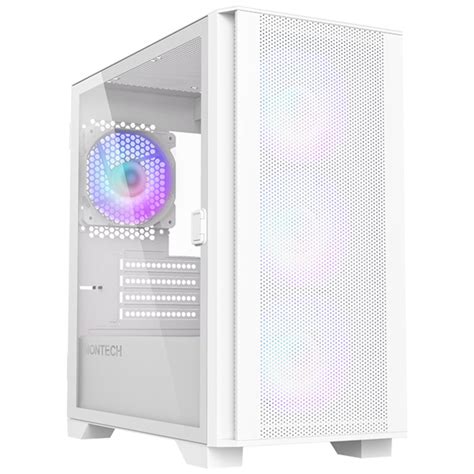 Montech Air 100 Argb White Tempered Glass Matx Case Talospc