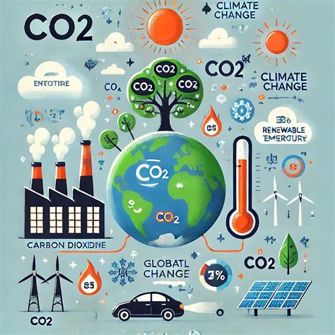 이산화탄소co₂ 온실가스와 기후 변화의 핵심 요소