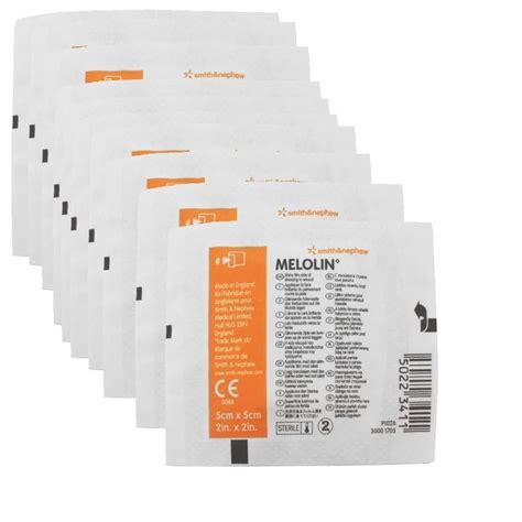Gauze Melolin Dressing Smith And Nephew For Stem Bleeding Packaging