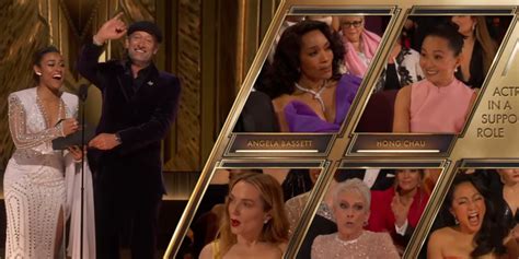 Angela Bassett Reaction At Oscars 2025 Youtube Michael N Davis