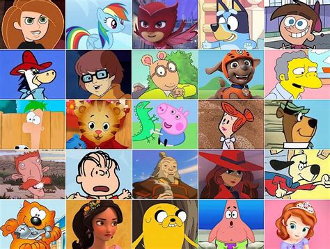 A To Z Of Cartoon Tv Characters Quiz