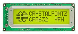 16x2 SPI Character LCD From Crystalfontz