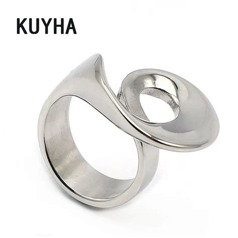 Punk Stackable Spiral Nail Knuckle Rings Mid Finger Rings Top Stacking