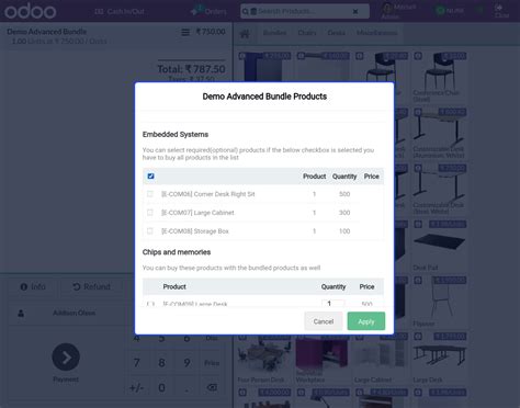 Odoo POS Advanced Bundle Product WebKul