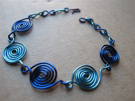 Naomis Designs Handmade Wire Jewelry Colorful Wire Wrapped Bracelets