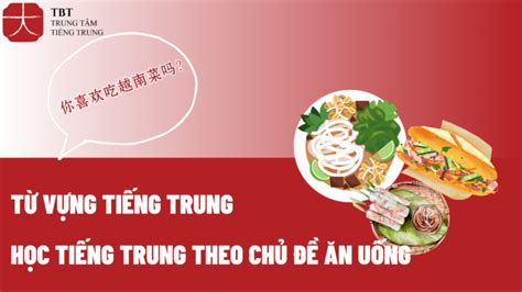 Học Tiếng Trung Chủ đề ăn Uống Từ Vựng Mẫu Câu