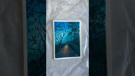 Night Youtube Youtuber Paintingoftheday Creative Artwork Nature Artartist Watercolour