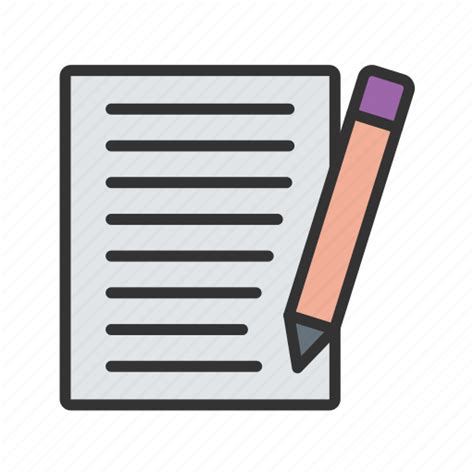 Editor Blog Article Editorial Copywrite Text Document Icon