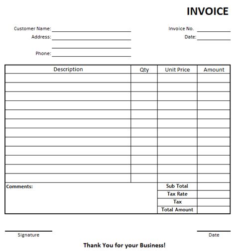 Format Nota Excel