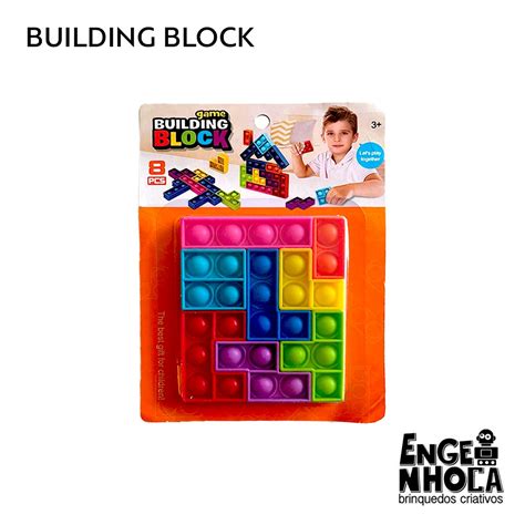 Building Blocks Game 8 Peças Engenhoca Brinquedos