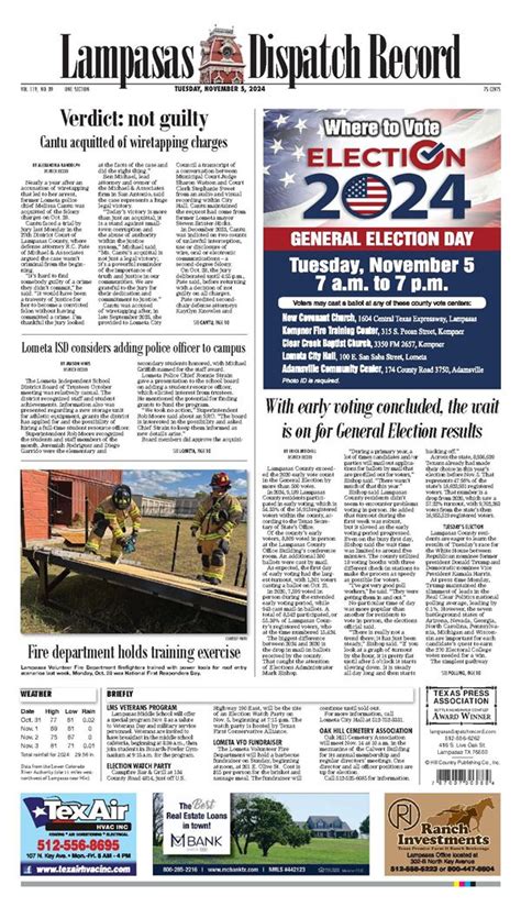 Lampasas Dispatch Record