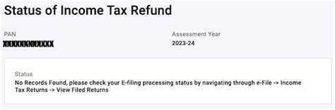 Income Tax Return And Itr Refund For Ay 2023 24 Processed Or Not How