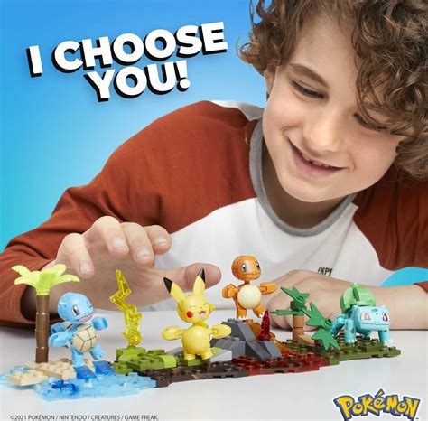 Mega Pokemon Building Toys Set Kanto Region Team
