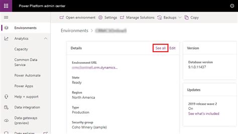 Power Platform Environments Overview Power Platform Microsoft Learn