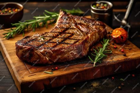 Premium Ai Image Freshly Grilled Tomahawk Steak