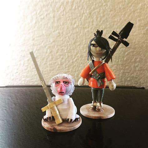 Kubo And The Two Strings Snow Monkey Stop Motion Quilling
