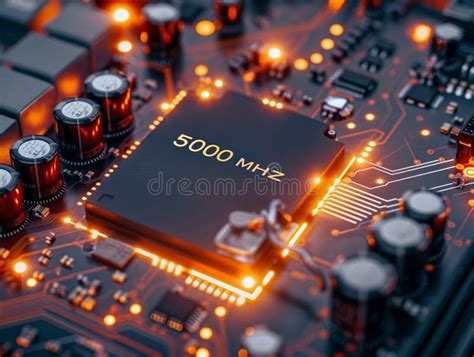 High Speed Processor Circuitry Close Up Stock Image Image Of Engineering Hardware 317748085