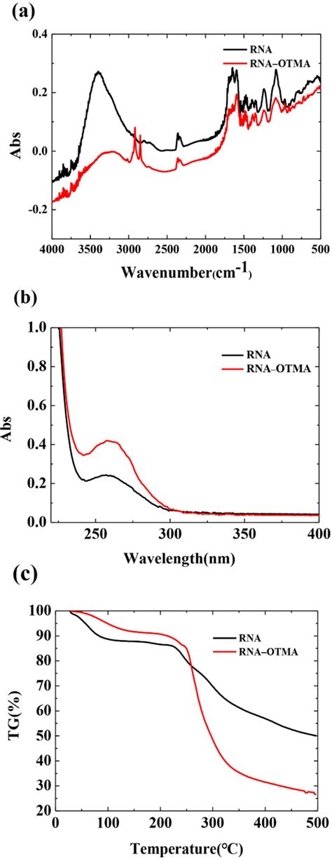 A Fourier Transform Infrared Ftir Spectra B Uv Absorption
