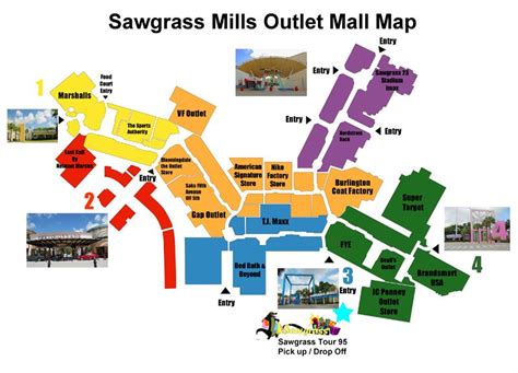 Tiendas Mapa Sawgrass Para Imprimir Visita Centro Comercial Sawgrass