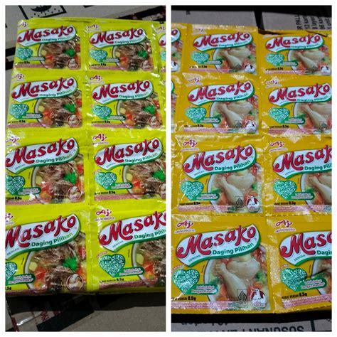 Jual Masako Renceng Penyedap Rasa Sapi Ayam Kemasan 85gr Shopee