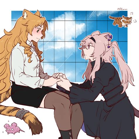 Swire And Lin Yuhsia Arknights Drawn By Dlanon Danbooru