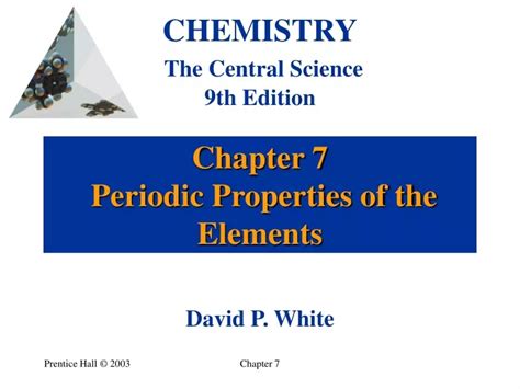 Ppt Development Of The Periodic Table Organizing Elements For
