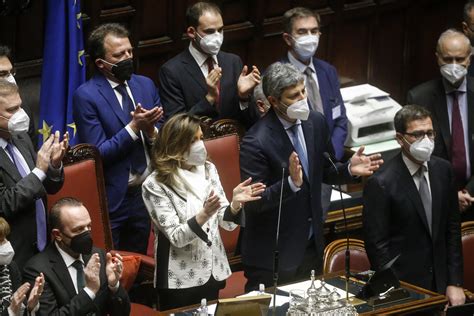 Il Momento Della Proclamazione Eletto Presidente Della Repubblica