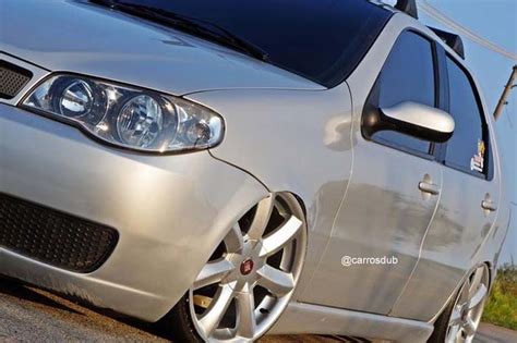 Fiat Palio Rebaixado Rodas Volcano Santorini Aro 17