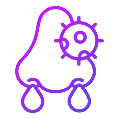 Nose Bleeding Generic Gradient Icon