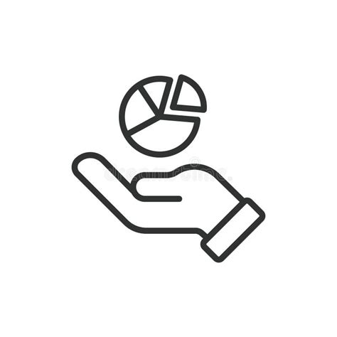 Calculated Statistics Icon In Line Design Statistics Calculations