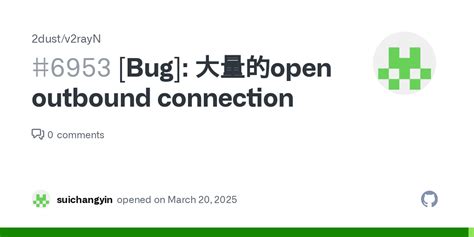 Bug 大量的open Outbound Connection · Issue 6953 · 2dustv2rayn · Github