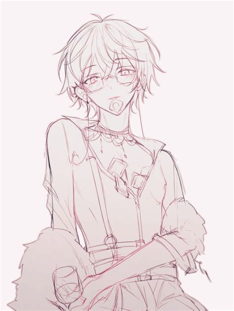 Rule 34 Condom Condom In Mouth Glasses Ike Eveland Male Nijisanji Nijisanji En Piercings