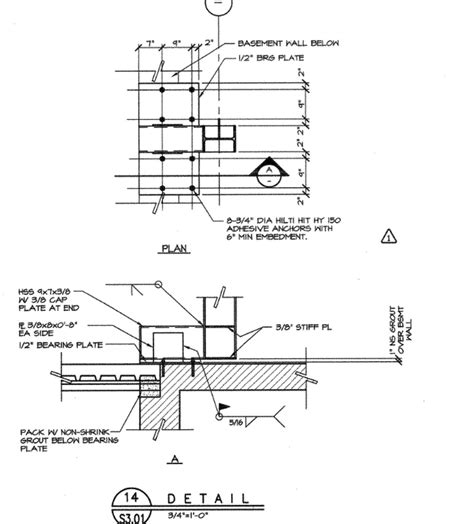 Offsetcantilever Column Base Plate Rstructuralengineering