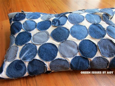 All The Best Ideas For Making Denim Pillows Cushions Pillar Box Blue