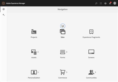 Admin Consoles Adobe Experience Manager
