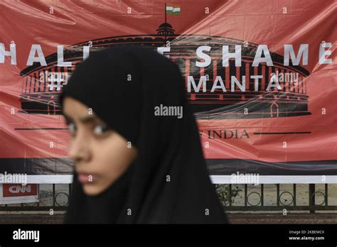 Students During A Protest Against The New Citizenship Law In Front Of