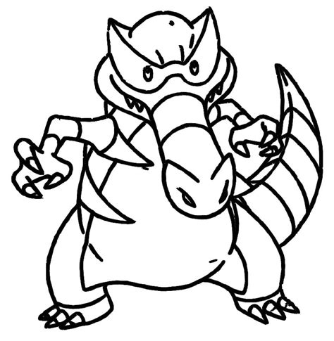 Krookodile Pokemon Coloring Page Download Print Or Color Online For Free
