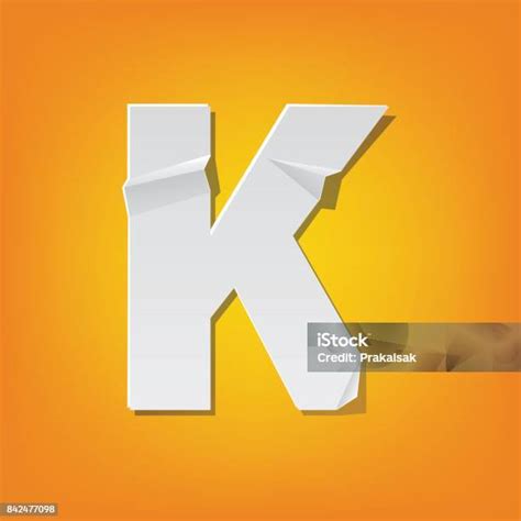 K 대문자 배 영어 알파벳 새로운 디자인 3차원 형태에 대한 스톡 벡터 아트 및 기타 이미지 3차원 형태 개념 개념과 주제 Istock