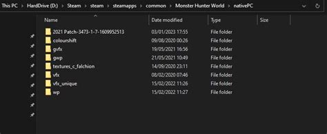 Same Named Folders For Mod Things Rmonsterhunterworld