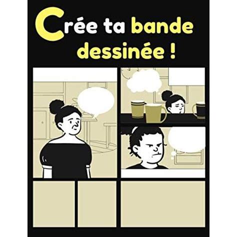 Crée ta bande dessinée Carnet de dessin de 100 planches de BD vierges