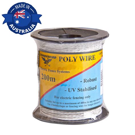Thunderbird M White Polywire Electric Netting For Poultry And Goats