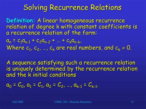 Recurrence Relations For Discrete Mathematics Ppt Recurrence Relations For Discrete Mathematics Ppt
