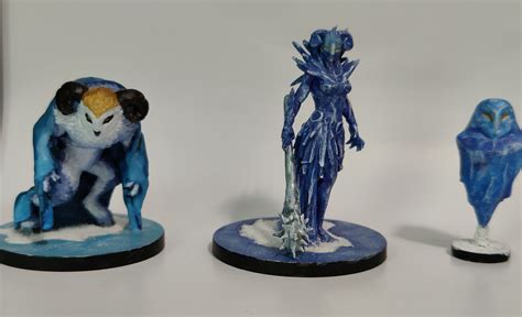 3d Printable Auril All Forms Bundle Tabletop Miniatures Pre Supported By Yks Miniatures