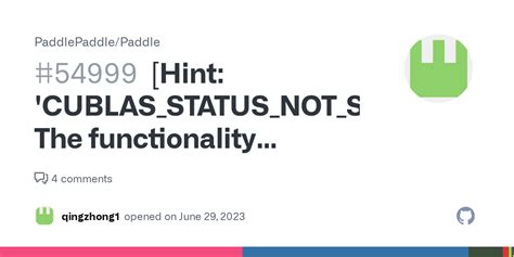 [hint cublas status not supported the functionality requested is