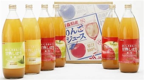 Ja相馬村のりんご 無添加りんごジュース詰め合わせ1l×6本【弘前市産・青森りんご】jalふるさと納税jalのマイルがたまるふるさと納税サイト