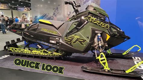 2024 Polaris 9r Khaos Rmk Matryx Slash 155 Army Green Color Option Youtube