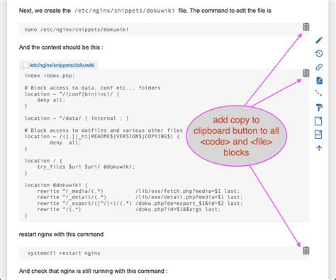 Plugincopy2clipboard Dokuwiki