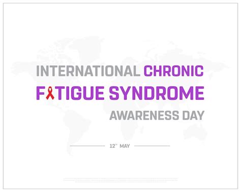 Premium Vector International Chronic Fatigue Syndrome Awareness Day
