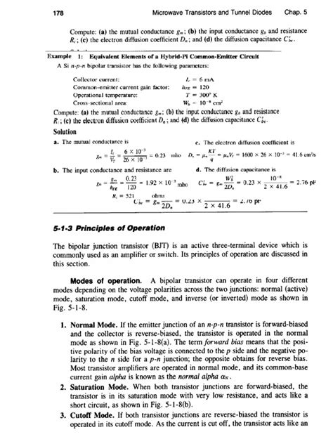 Bjt Modes Of Operation Pdf